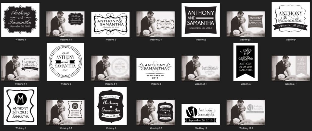 1300+ Watermark Text Overlays PSD Bundle – DGPik