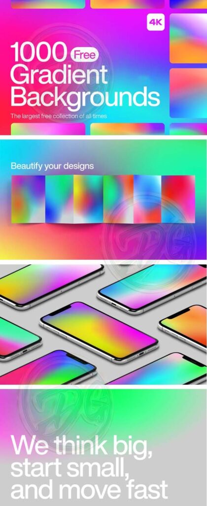 1000 Gradient Overlay Backgrounds – DGPik