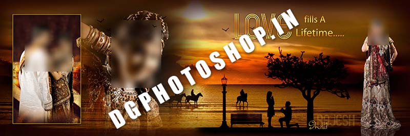 12×36 Wedding Album Covers PSD Pack 01 – DGPik