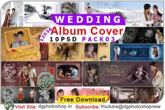 Best 12x36 Wedding Album Covers PSD Pack 03 - DGPik