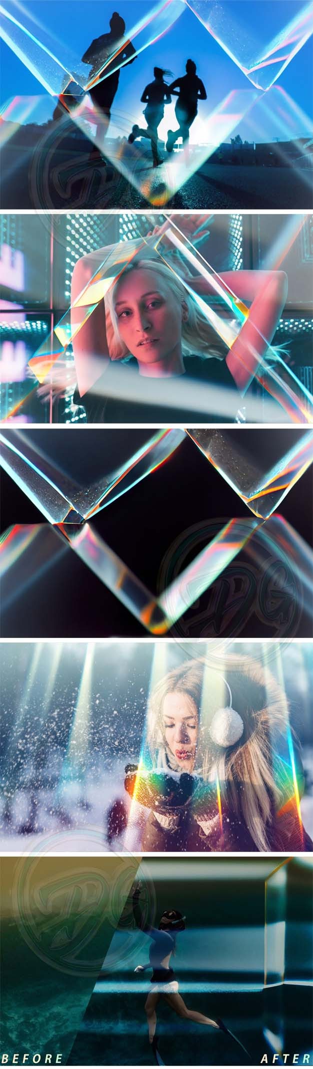 80 Glass Reflection Photo Overlays – DGPik