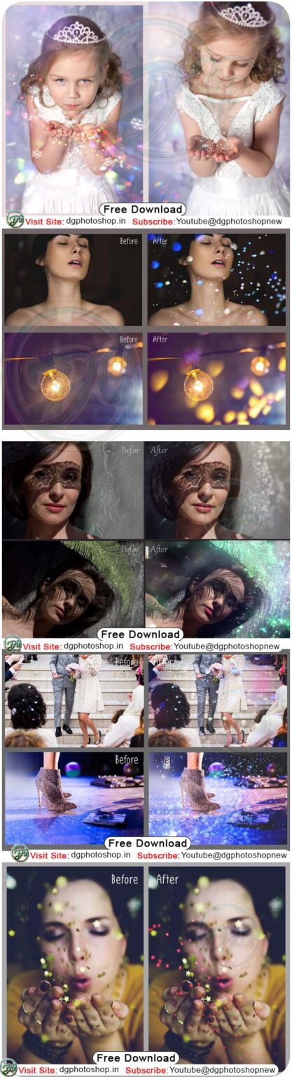 100 Glitter Effect Photo Overlays Effects – DGPik