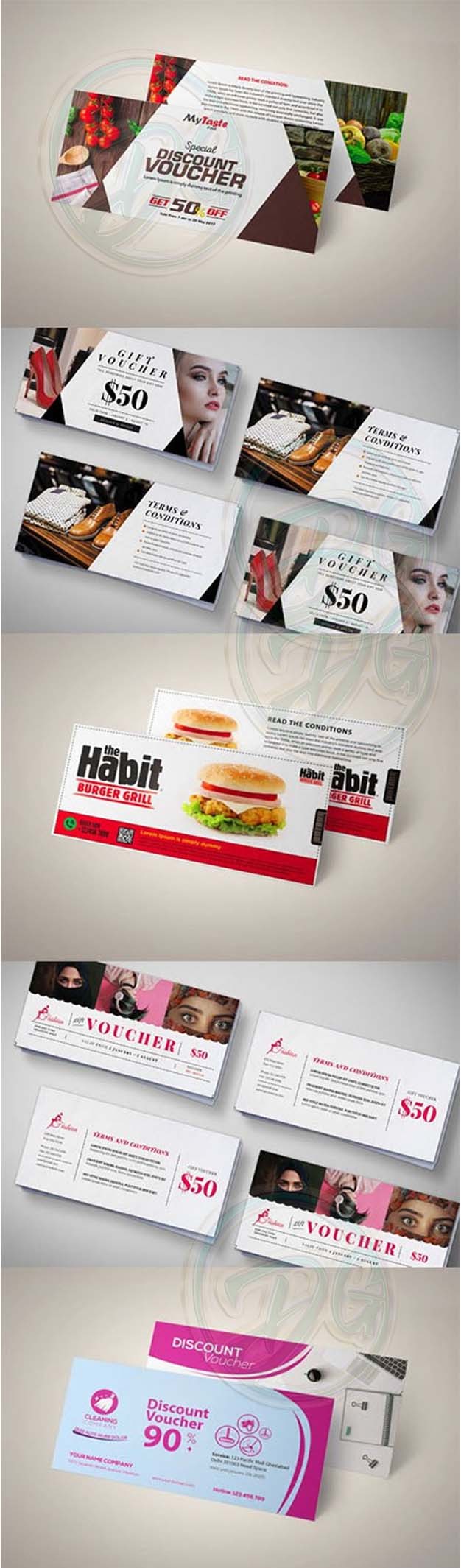 Multipurpose Discount Vouchers PSD Templates Free – DGPik