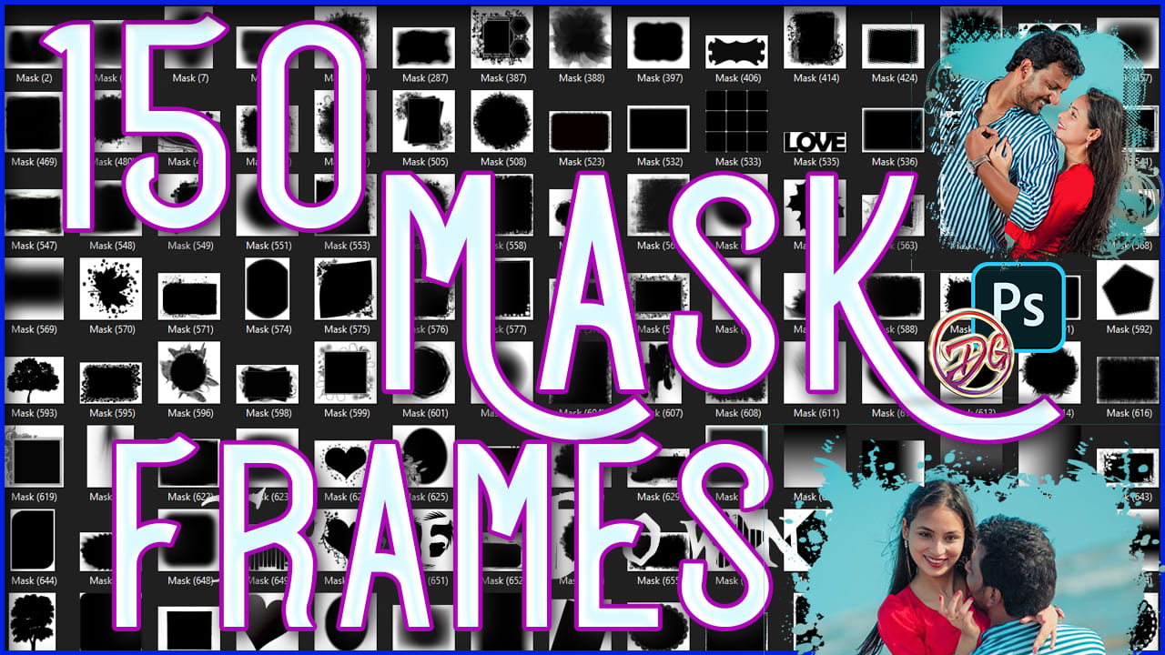 Best 150 Mask Frame For Photoshop – DGPik