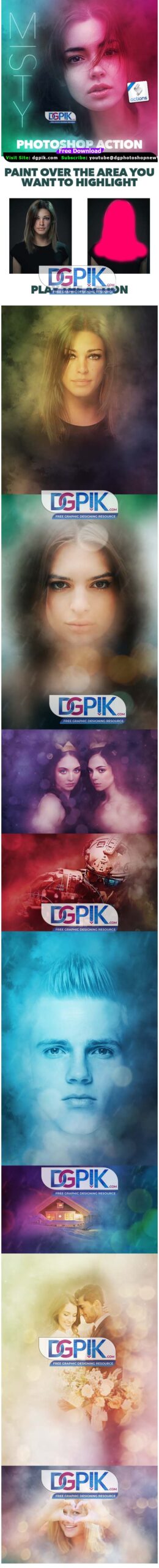 MISTY Effect Photoshop Action – DGPik