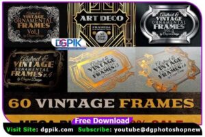60 Vintage Frame Templates - DGPik