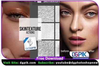 Skin Texture Photoshop Actions - DGPik