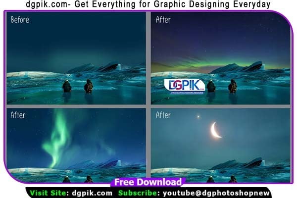 100 Night Sky Photo Overlays – DGPik