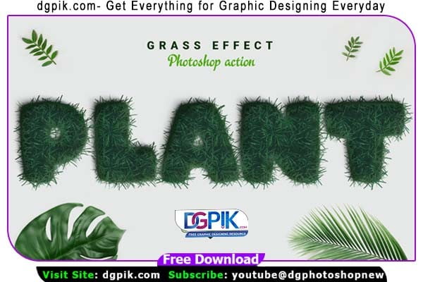 Grass Effect Photoshop Action – DGPik