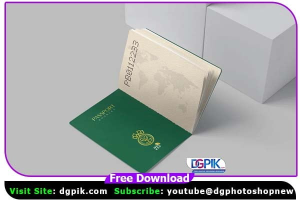 Passport Booklet Psd Mockups – DGPik