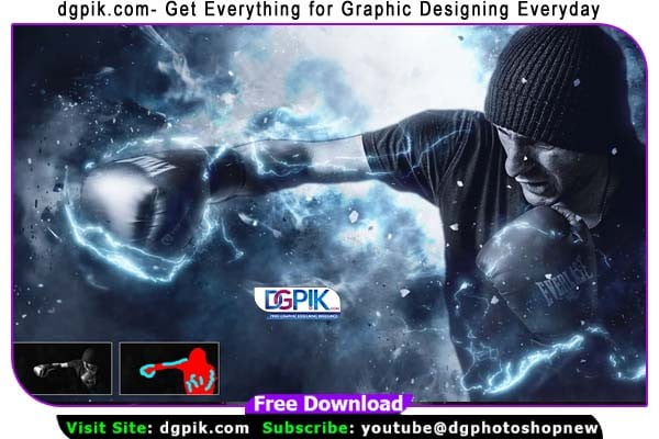 Power Explosion Effect Photoshop Action – DGPik