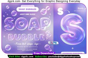 Soap Bubbles Effect Photoshop Action - DGPik