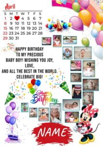 Birthday Customized Photo Frame in Photoshop | Free Birthday PSD – DGPik