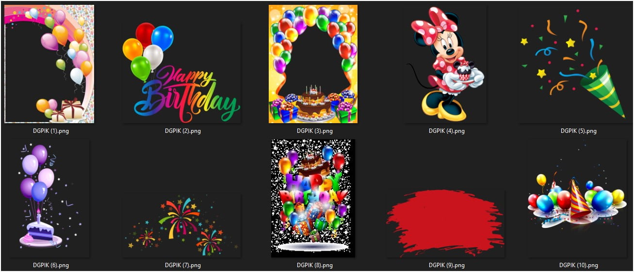 Birthday Customized Photo Frame in Photoshop | Free Birthday PSD - DGPik