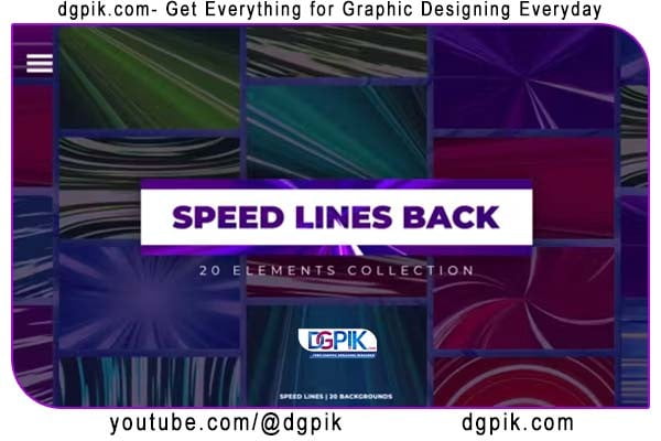 Speed Lines Backgrounds For After Effects – DGPik Speed Lines Backgrounds For After Effects – DGPik