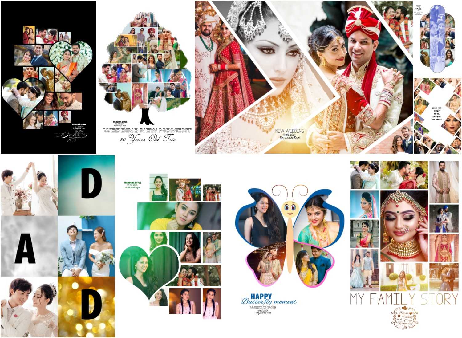 Best Collage Frame PSD Bundle Vol.5 - DGPik