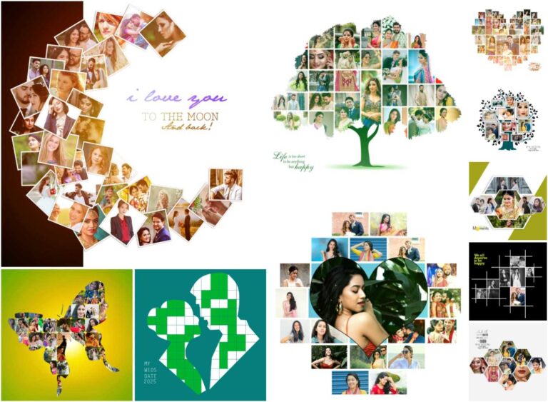 Best Collage Frame PSD Bundle Vol.5 - DGPik