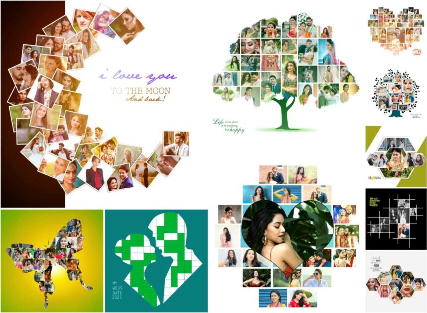 Best Collage Frame PSD Bundle Vol.5 - DGPik