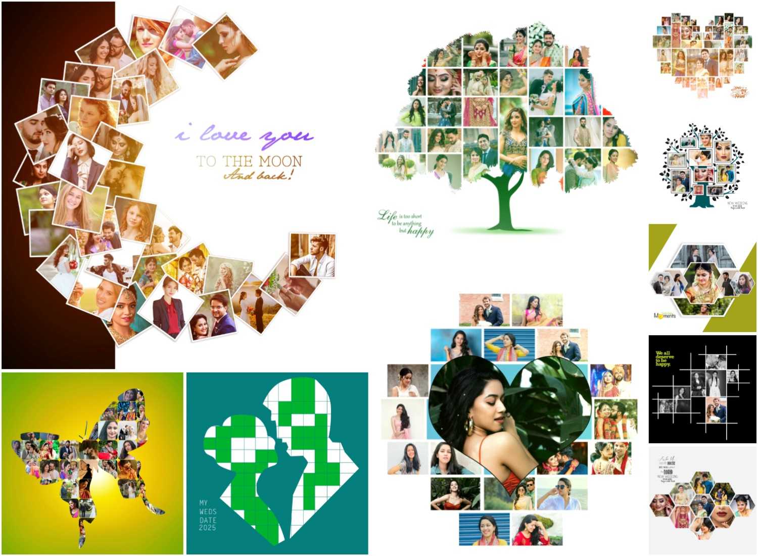 Best Collage Frame PSD Bundle Vol.5 - DGPik