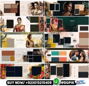 TinTon FLORAL 12X36 Wedding Album 40.Psd Pack - DGPik