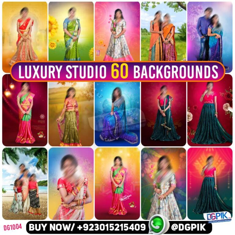 Luxury Studio 60 Backgrounds PSD Pack DG1004 – DGPik