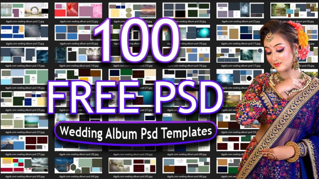 100 Free Wedding Album PSD Templates 12X36 Free PSD – DGPik